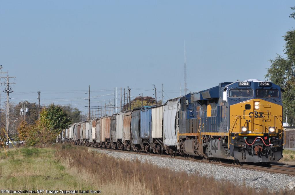 CSXT 3284 On CSX G 673 Eastbound